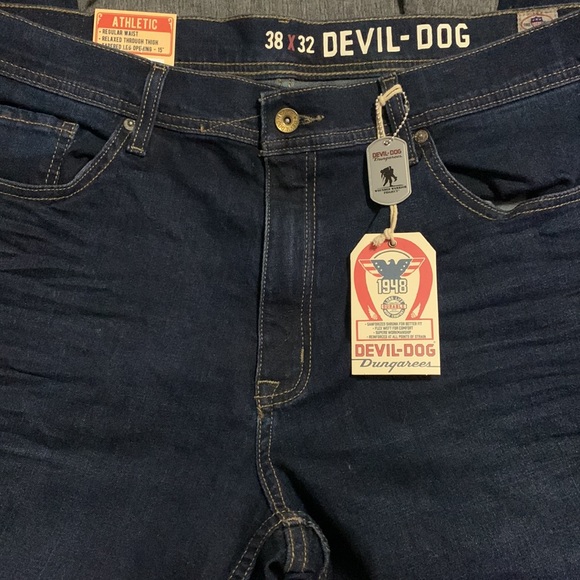 Devil-Dog | Jeans | Devildog Dungarees Relaxed Straight Leg Jeans 38x3 ...